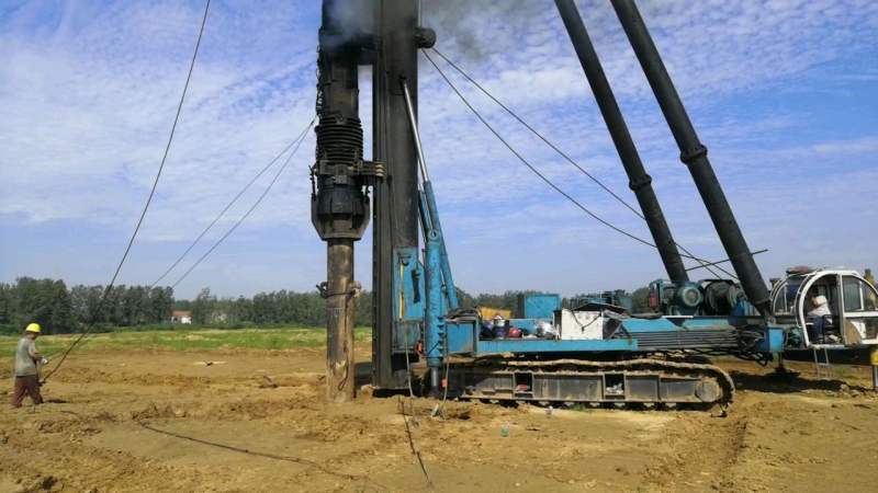 最新:涡河蒙城枢纽又一节点工程,管理用房开始打桩,又长见识了