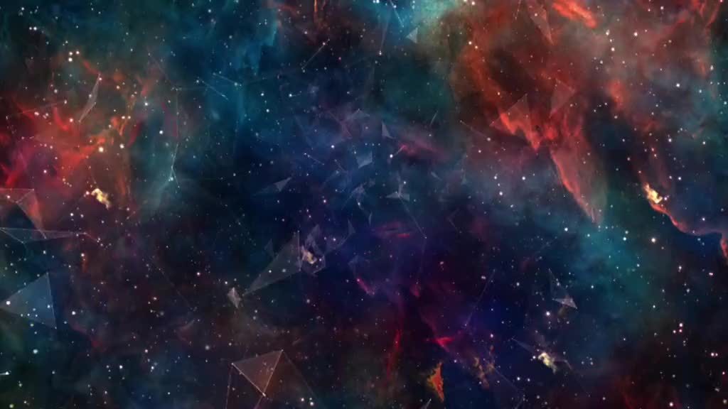 宇宙银河星系太空星云动态背景素材