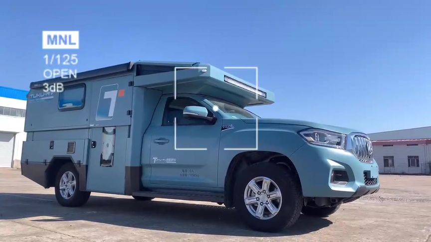 途酷四驱皮卡升顶房车#好车抖一抖 #房车旅行 #房车生活