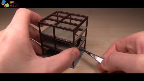 手工DIY——岛国迷你建筑模型《建筑中的建筑》还挺有创意的