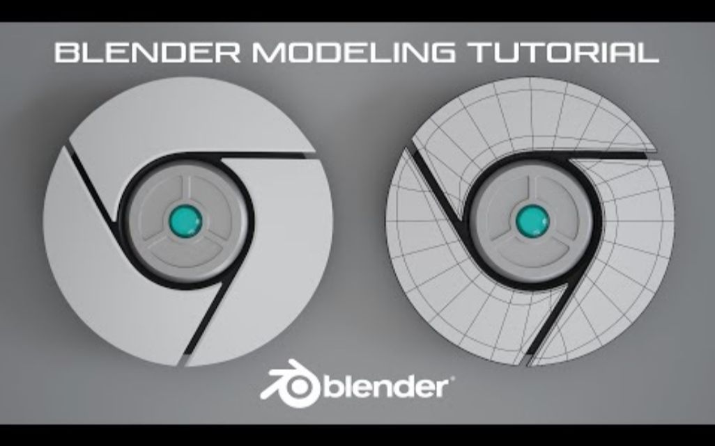 如何创建此设计_Blender 建模教程
