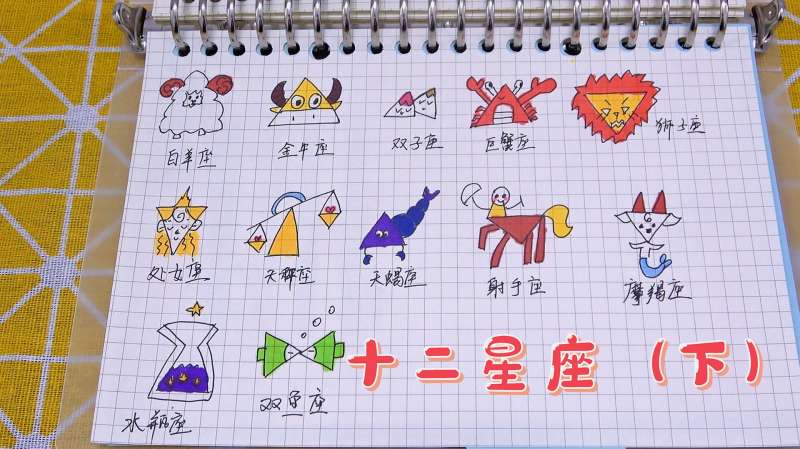 十二星座之轻松简笔画，还是天蝎宝宝最可爱！