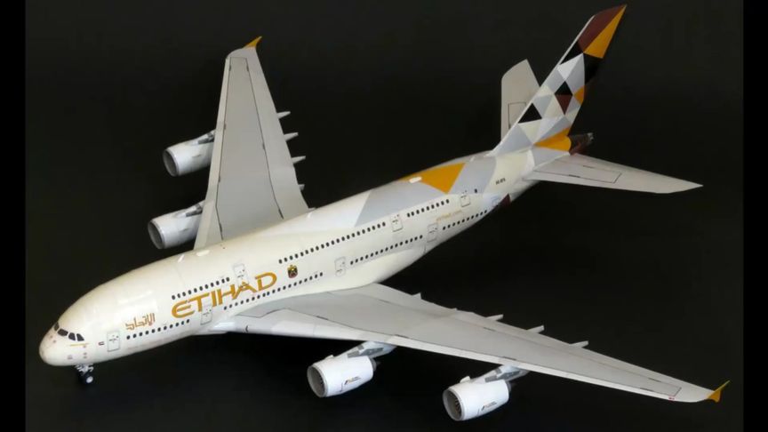 空客A380纸模