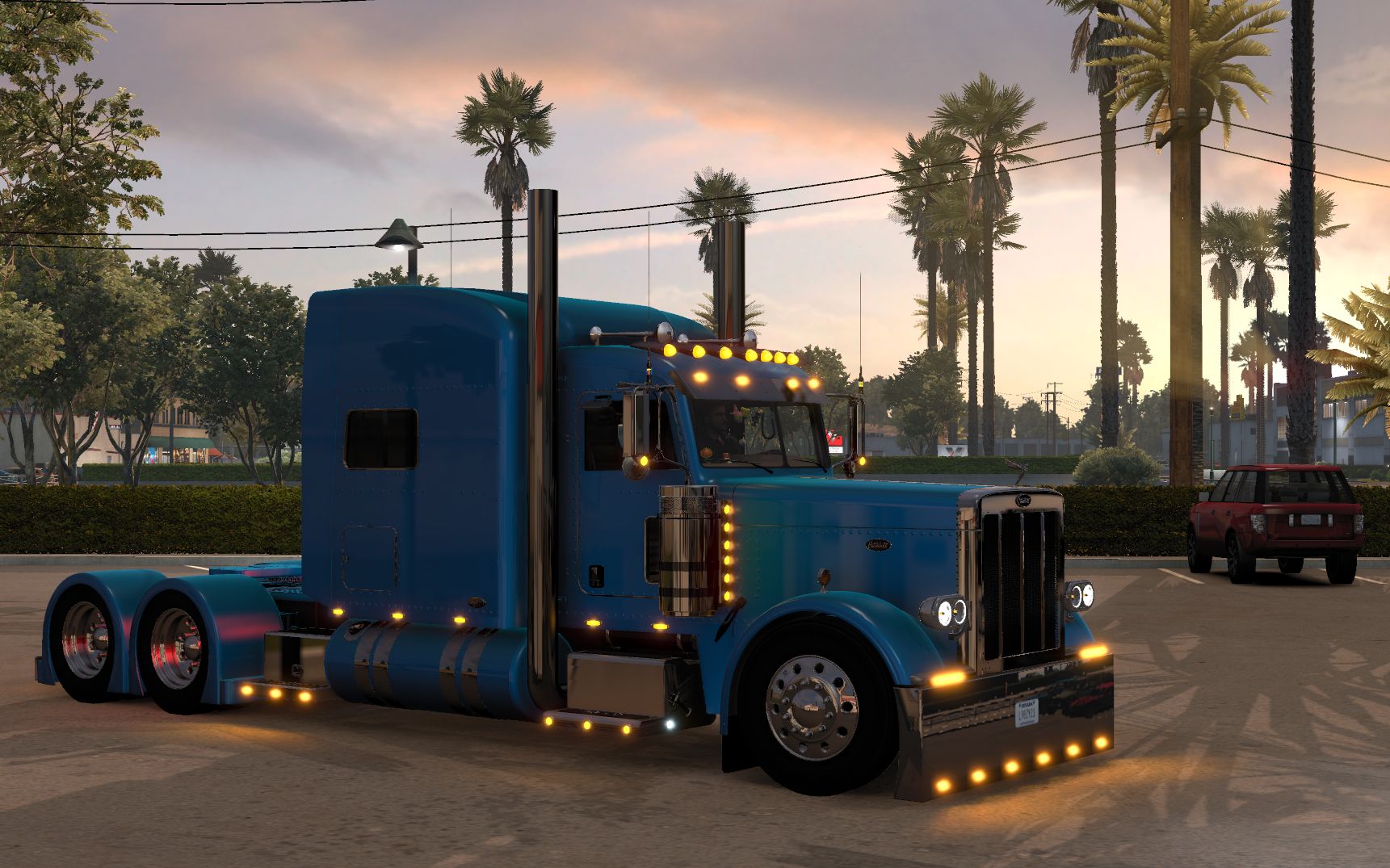 【美卡】难住老司机的加油站,驾驶1001马力彼得比尔特389 1379KM(...