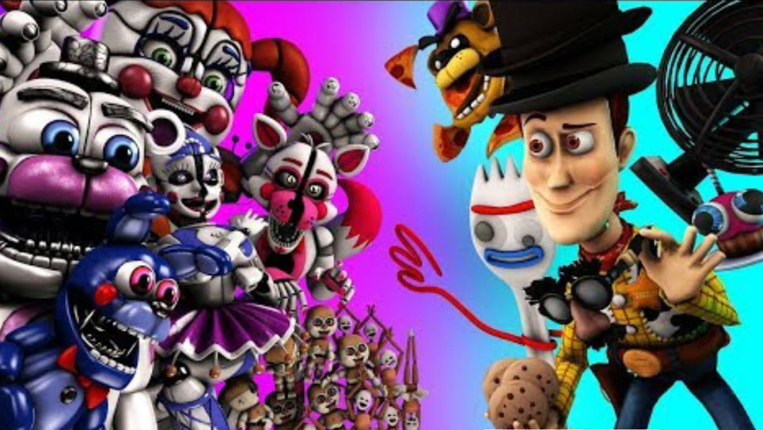 《玩具总动员动画版》:福基和伍迪VS姐妹外景动画,那叫一个精彩