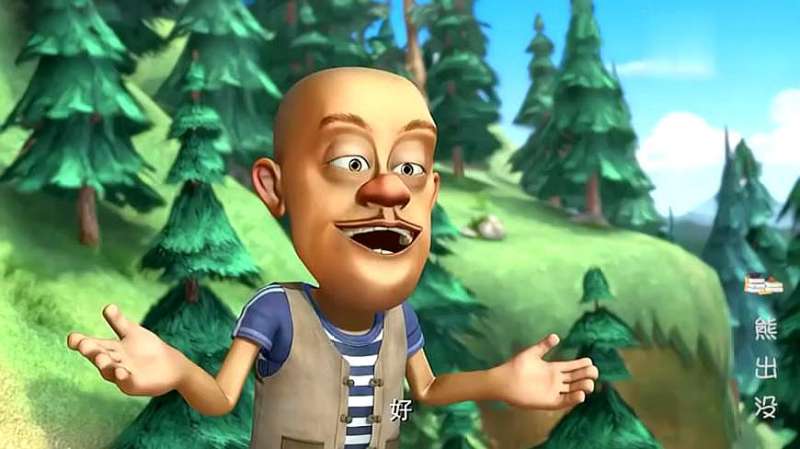 熊出没:头强的画得到了动物们的赞赏,光头强十分感动