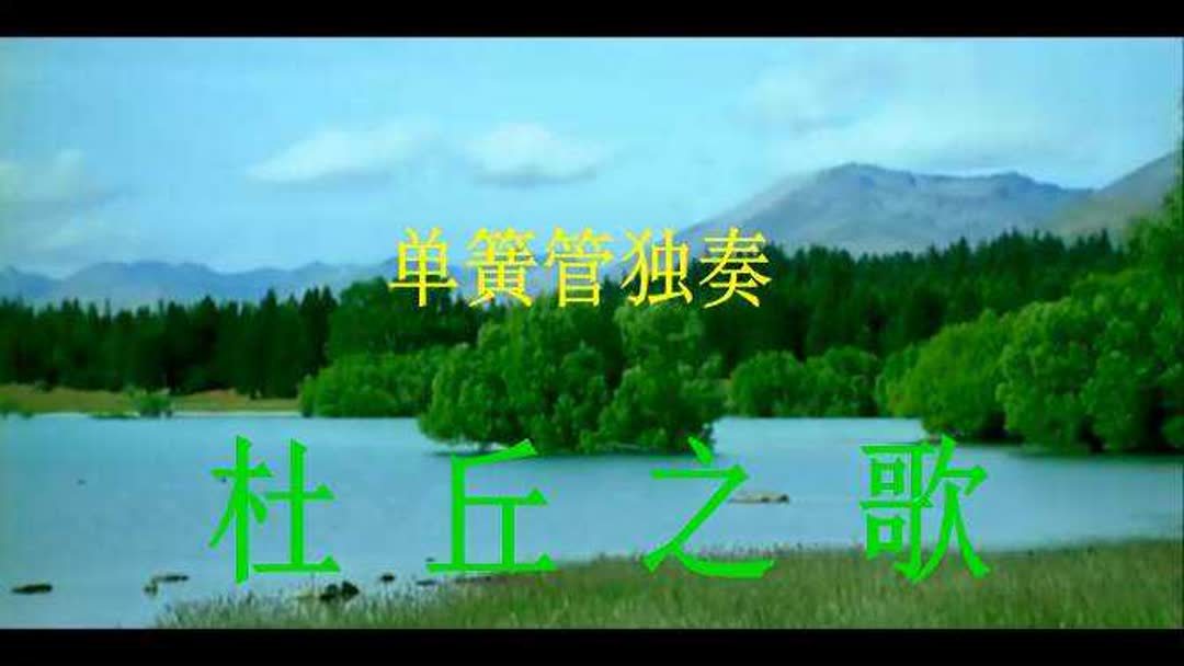(杜丘之歌)单簧管演奏 源泉