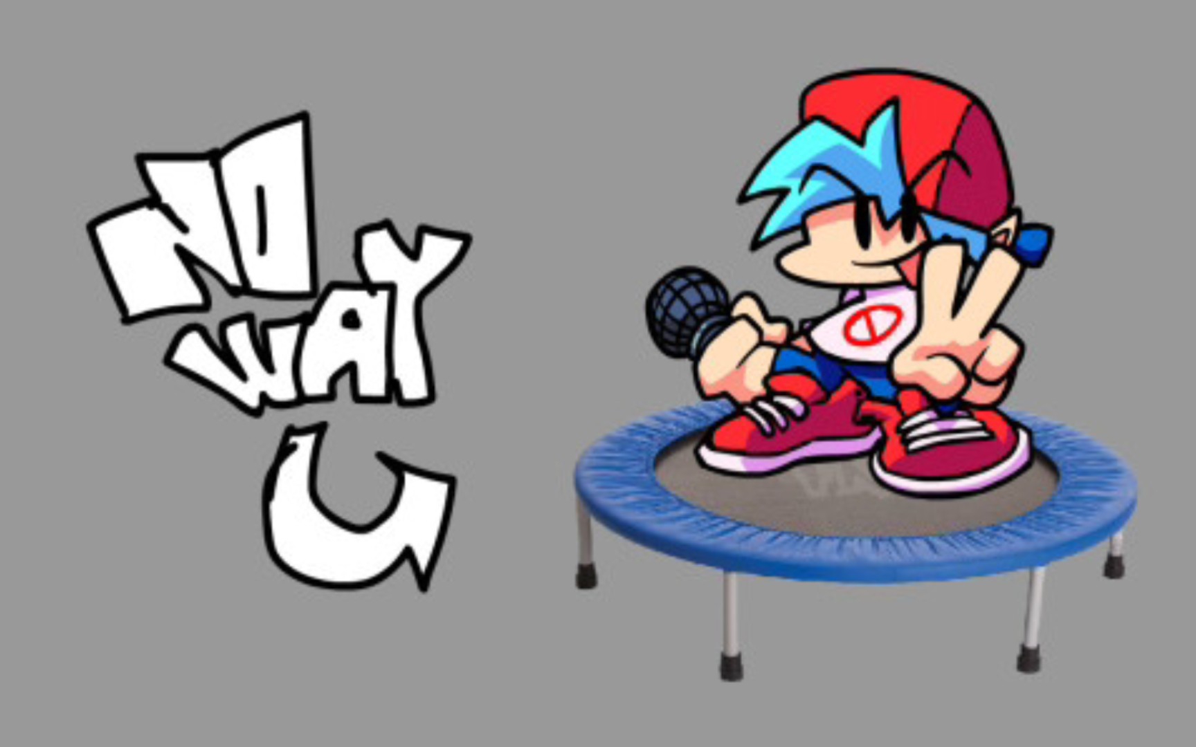 FNF小模组 bf有一张蹦床