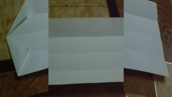 折纸教程,快速折出简单的纸飞机