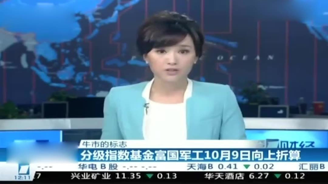 分级指数基金富国军工的10月9日向上折算