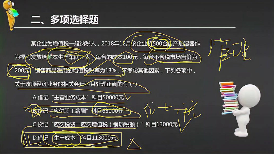 2021初级会计师-非货币性职工薪酬