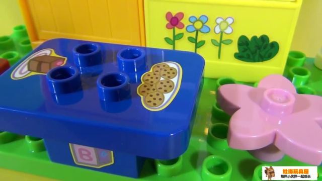 玩具制作 少儿动画 小猪佩奇的乐高积木玩具