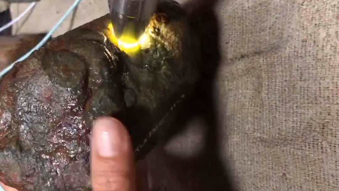 翡翠王朝原石讲解206莫莫亮糯冰料ok