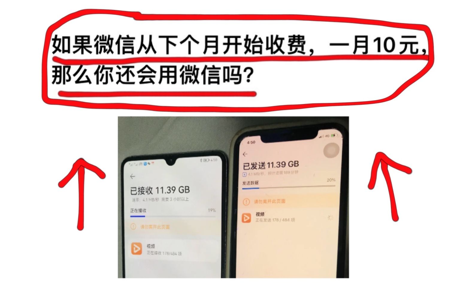 如果微信从下个月开始收费,一月10元,你还会用微信吗?