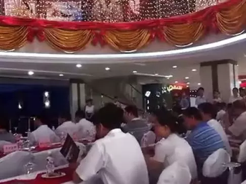 吉林剧场.马瑞兰特红酒庄开业庆典总经理侯作田讲话