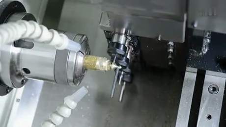 米克精机数控车床车铣复合加工实例