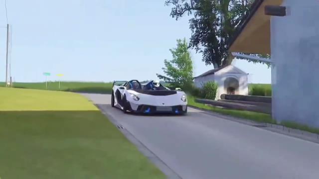 全球仅有一台兰博基尼sc20,无挡风玻璃和车顶!