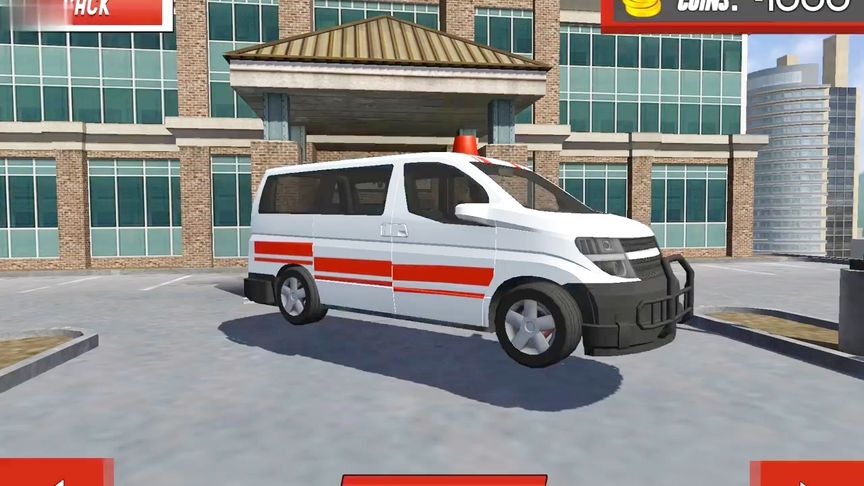 模拟驾驶救护车交通急救小游戏