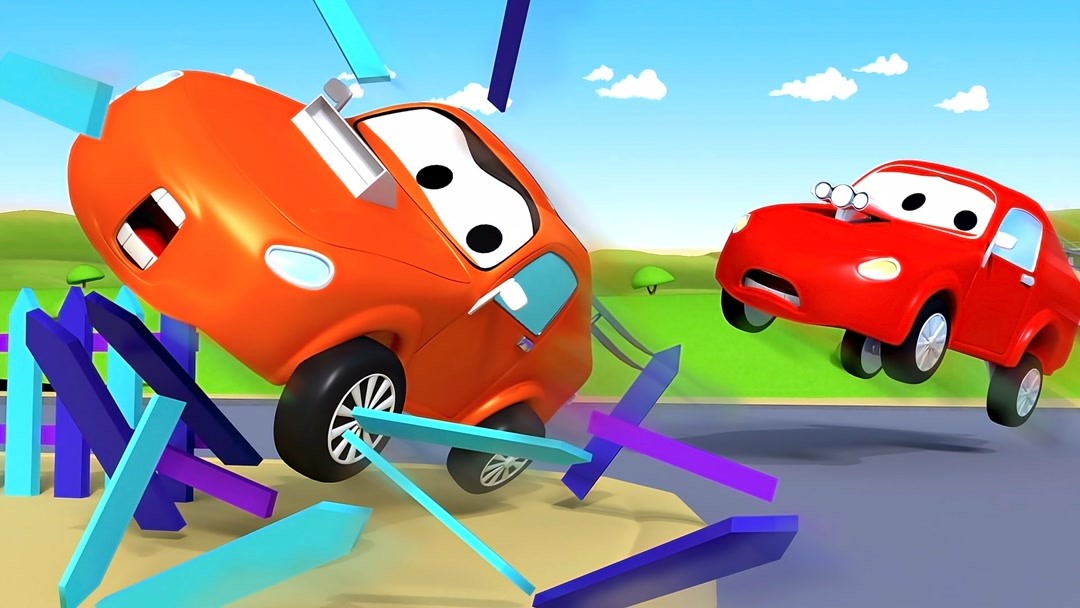 汽车城之拖车汤姆 第3季 第8集 泰勒撞上了公园的围栏