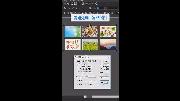CDR骚操作 图片一秒置入容器