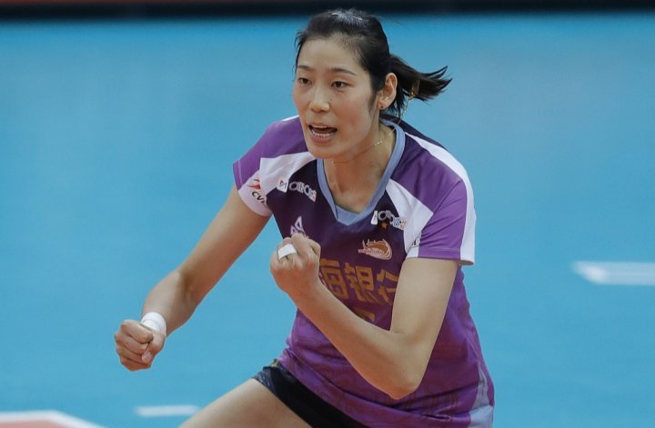 天女最强三叉戟丨朱婷无解重炮轰塌美国队长 神级数据秀翻天