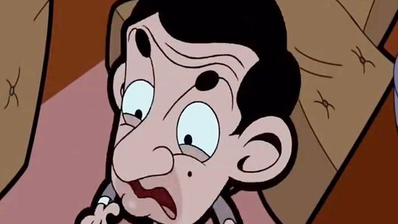 憨豆先生动画版:憨豆“我就想安静的看会电视啊”,都快搬不动了