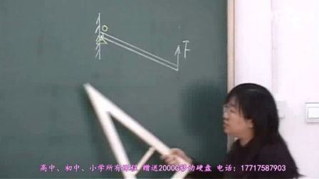杠杆、杠杆的平衡条件 Nov 801 精华-物理初中全套教学视频【初二...