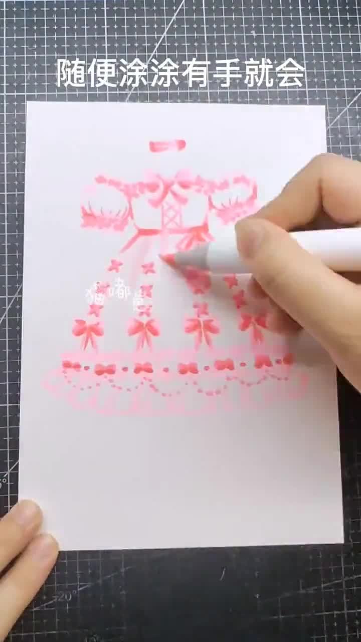 今天马克笔是用来玩的原创画画简笔画教程种草