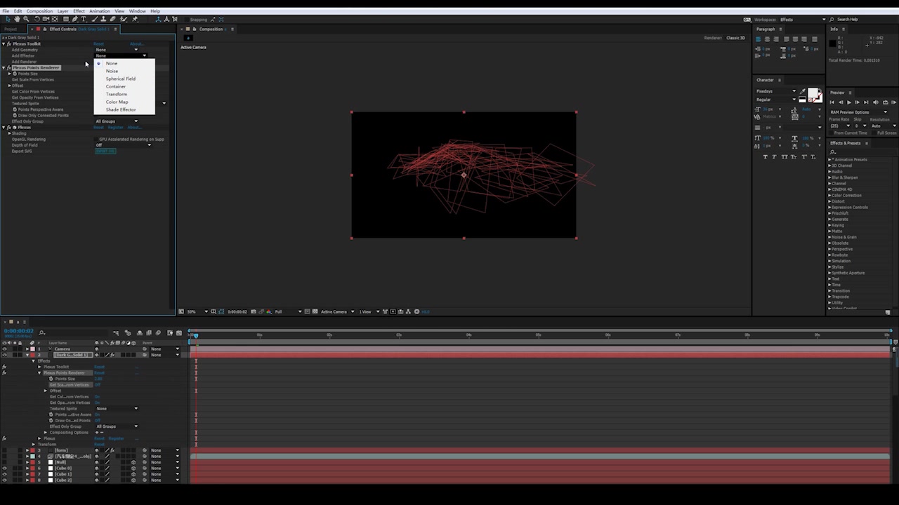 AE C4D 后期制作花絮