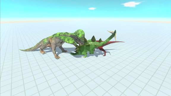 【动物全面模拟器】霸王龙和九头蛇VS所有小动物