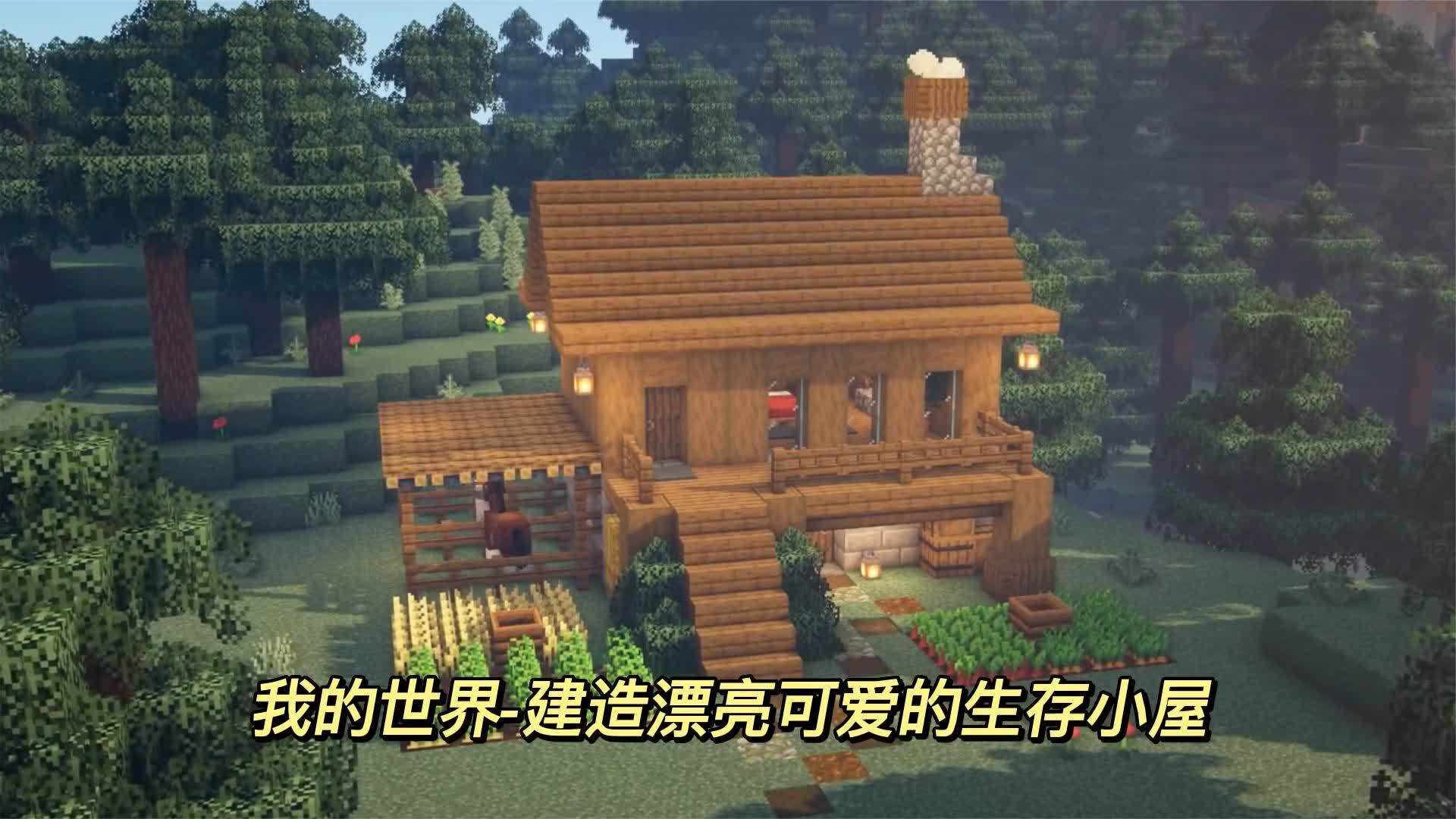 我的世界-建造漂亮可爱的生存小屋