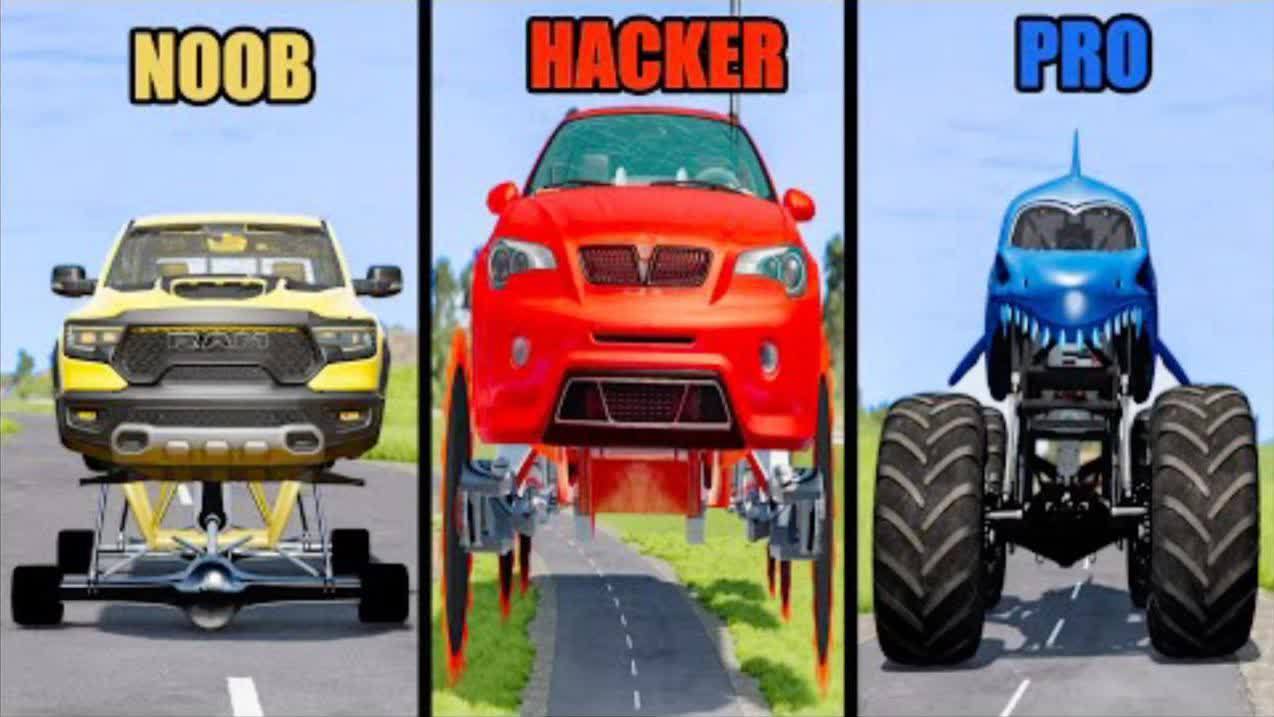 车祸模拟器:汽车和飞机挑战断桥,没点默契还真飞不过去!