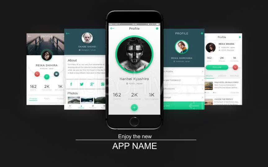 8243 移动应用展示商务企业公司宣传片活动宣传视频包装AE模板