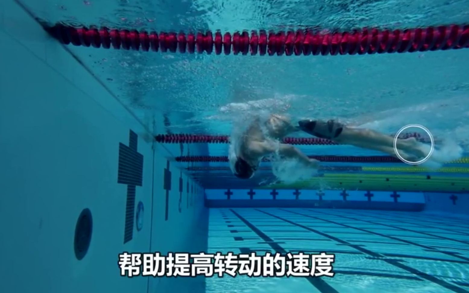 自由泳翻滚转身教程