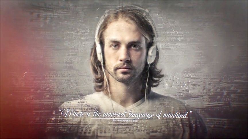 AE模板-空间感效果的人物介绍幻灯片视频模板