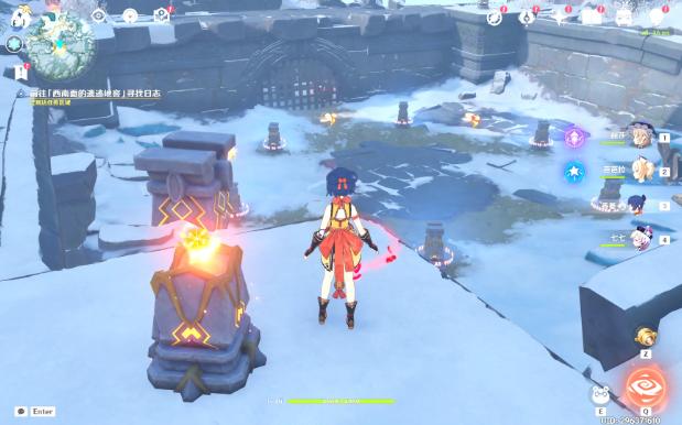 我要玩原神37遗迹地窖寻找日志+找爹任务