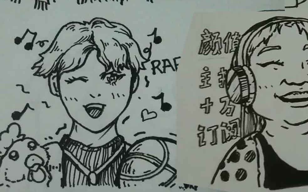 【画动漫头像】大智通过画蔡徐坤乔碧萝简单教你了解如何画动漫头像