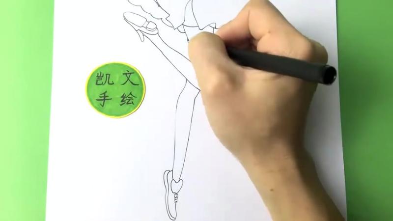 手绘斗罗大陆小舞简笔画 小伙伴你喜欢的小舞来了