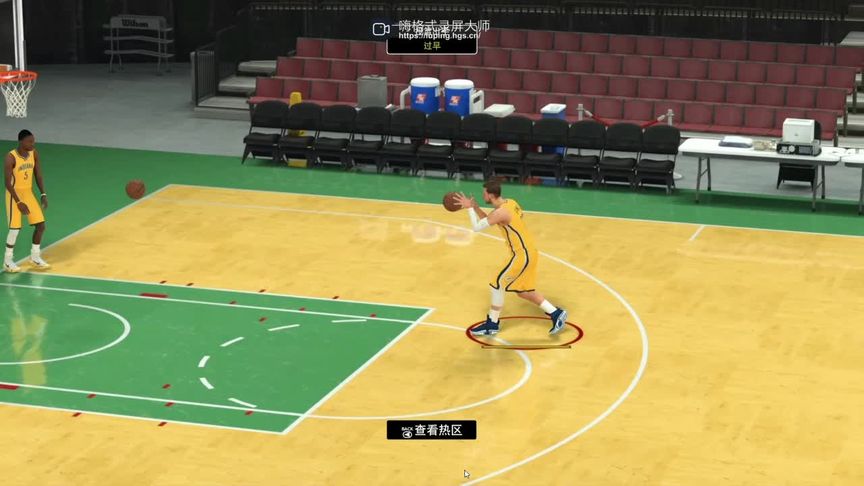 NBA2K22 投篮条不绿 头上绿#投篮训练 ##湖人