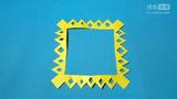 剪纸几何画框2 剪纸教程大全 儿童亲子手工DIY教学 简单剪纸艺术 折纸...