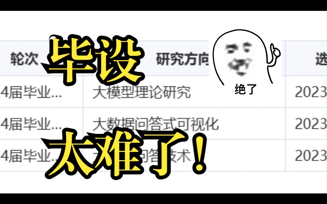 计算机毕业难度逐渐离谱…