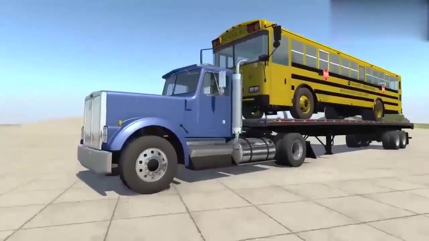 模拟汽车:平板大货开足马力,超强悬挂性能