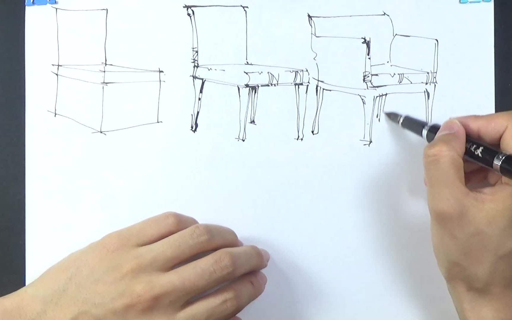 2020-5-28-12-千羽手绘馆-手绘家具讲解学习-基础教学-室内设计手绘...