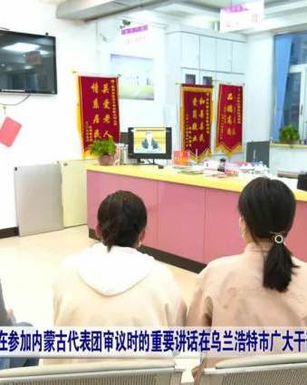 ...习近平总书记在参加内蒙古代表团审议时的重要讲话在乌兰浩特市...