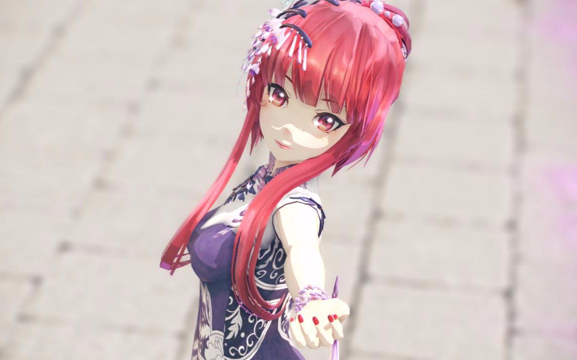 【东方栀子MMD】落花情【镜头+表情配布】