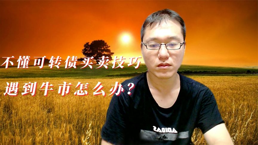 可转债买入和卖出技巧都不会,遇到牛市你怎么办?