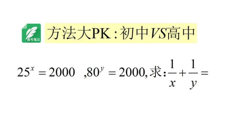 初一数学幂运算经典题,两种方法谁更简单?
