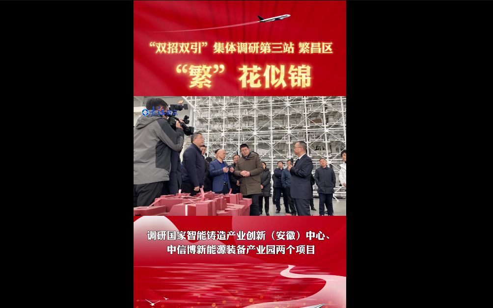 ”双招双引”集体调研第三站繁昌区 ——“繁”花似锦