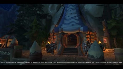 魔兽世界7.3.5新种族至高岭牛头人_创建后介绍动画