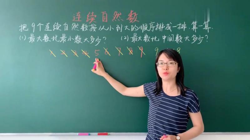 一年级数学思维训练:连续自然数1 为学习等差数列铺垫 学浪计划